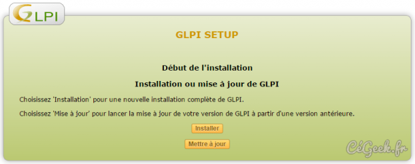 TUTO : GLPI - Installation et configuration de GLPI - CéGeek
